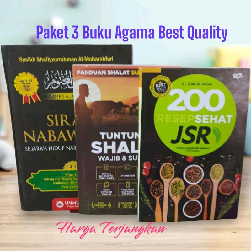 Paket 3 Buku Sirah Nabawiyah Sejarah Nabi SAW.Shalat lengkap - Shop | Tokopedia