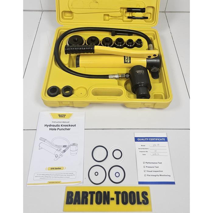 Jual 63-114mm 3.5mm Hydraulic Hole Punch SYK-15 BARTON Punching ...