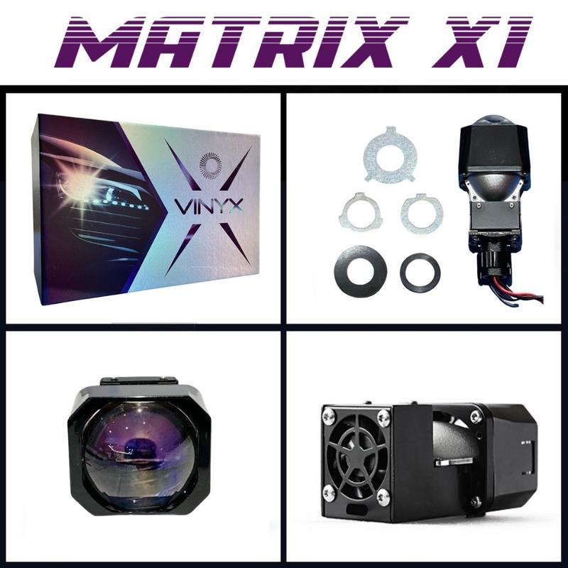 Em Mall- Lensa Lampu LED Projector Projie Matrix X1 BiLED 1.5 Inch Inci ...