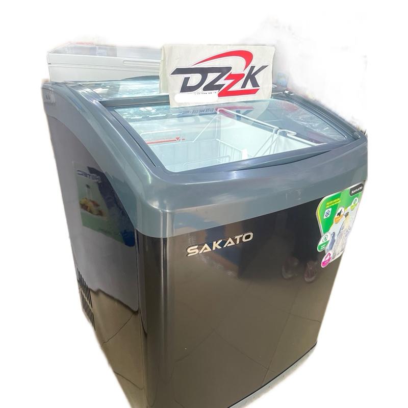 SAKATO ICE CREAM GLASS FREEZER 198 L (SCG-198) SLIDING GLASS - TikTok ...