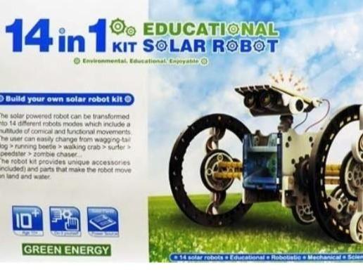 Robot Solar Kit 14 in 1 Mainan Edukasi Merakit Robot - 14 in 1 - Shop ...