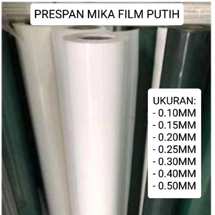 Jual PRESPAN KERTAS MIKA PUTIH KERTAS FILM DINAMO UKURAN 1MTR X 1MTR ...
