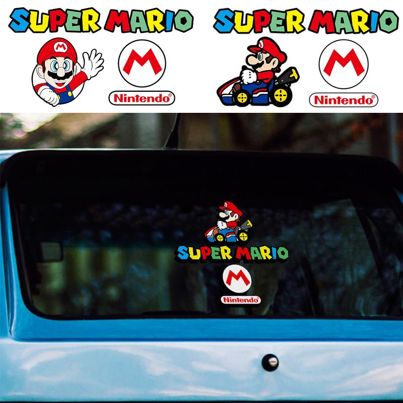 Super Mario Creative Racing Reflective General Purpose Motorcycle ...