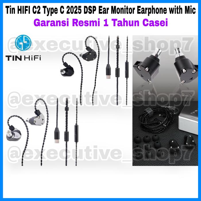 Jual Tin HIFI C2 Type C 2025 DSP Ear Monitor Earphone with Mic Garansi ...