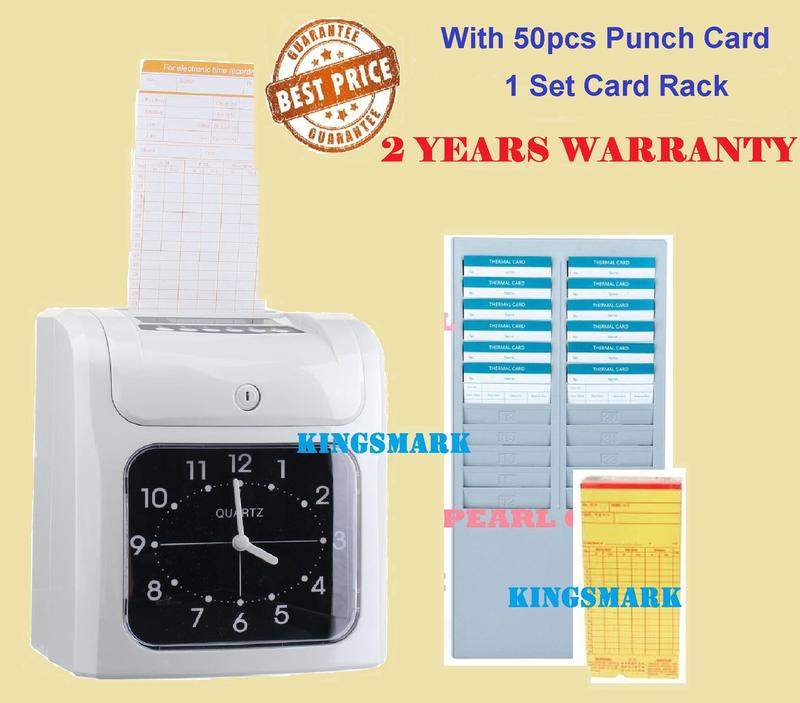 KINGSMARK TIME RECORDER PUNCH CARD MACHINE - TikTok Shop Malaysia
