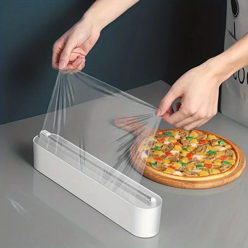Cling Film Cutter Dispenser, Multipurpose Reusable Food Wrap - TikTok ...