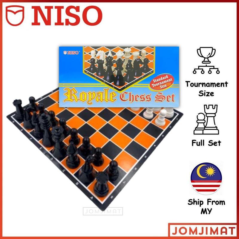 Set Catur Diraja, Niso, Cs88, Saiz Kejohanan Standard Ekstra Besar, Set ...