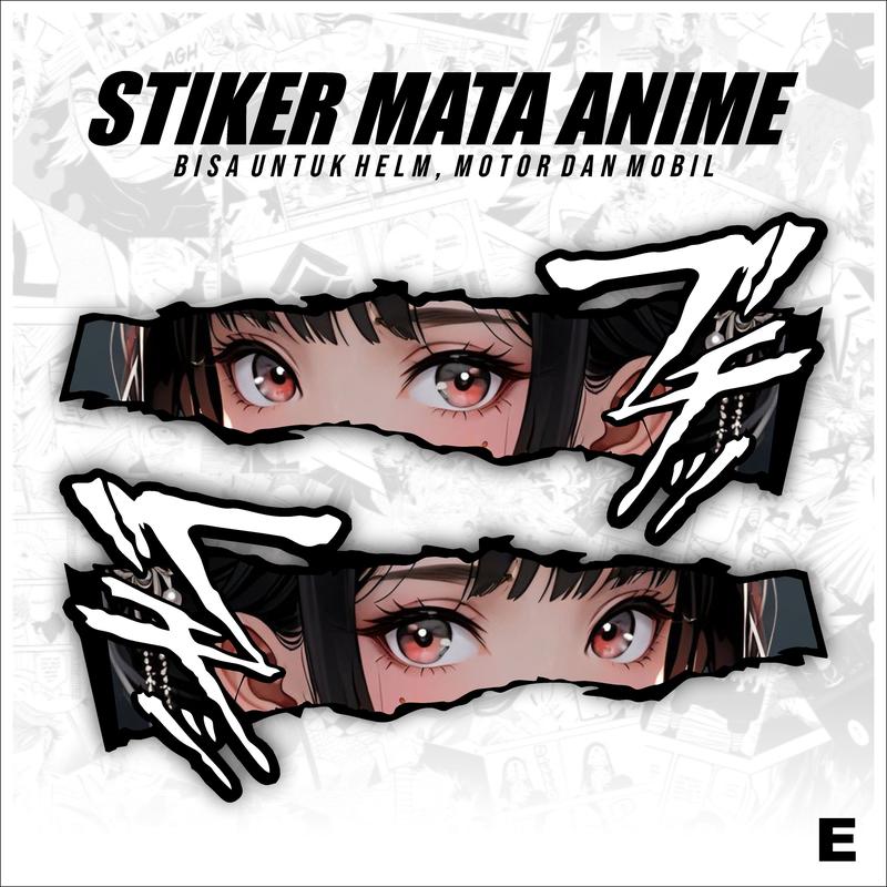STICKER MATA ANIME UNIVERSAL-STIKER MATA KARATER ANIME TERBARU-STICKER ...