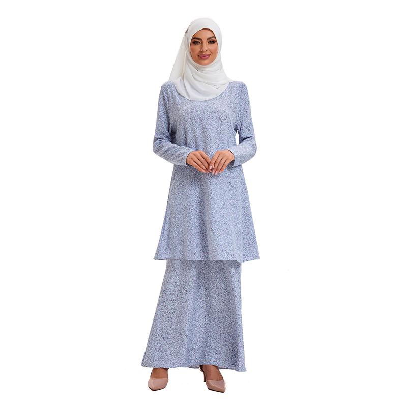 Set Baju Kurung, Seperti Tweed, Baju Musim Panas Bernafas, Pelbagai ...