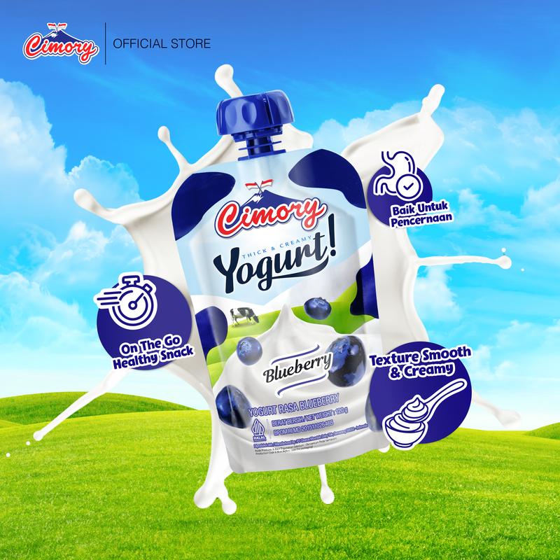 Cimory Yogurt Squeeze 120gr - 16 Pcs, tersedia 6 Rasa, Kaya Protein & Kalsium, Cocok Untuk ...