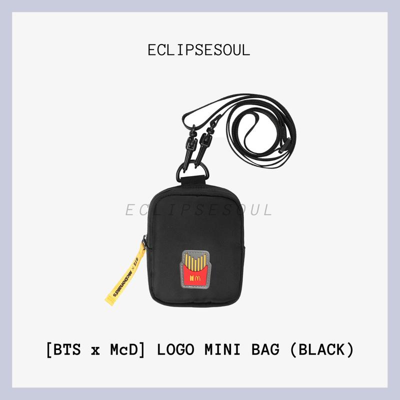 [BTS x McD] OFFICIAL LOGO MINI BAG (BLACK) - TikTok Shop Singapore
