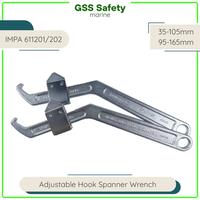 Jual Wrench Hook Spanner Adjustable Hand Tools For Marine 35-105mm IMPA ...