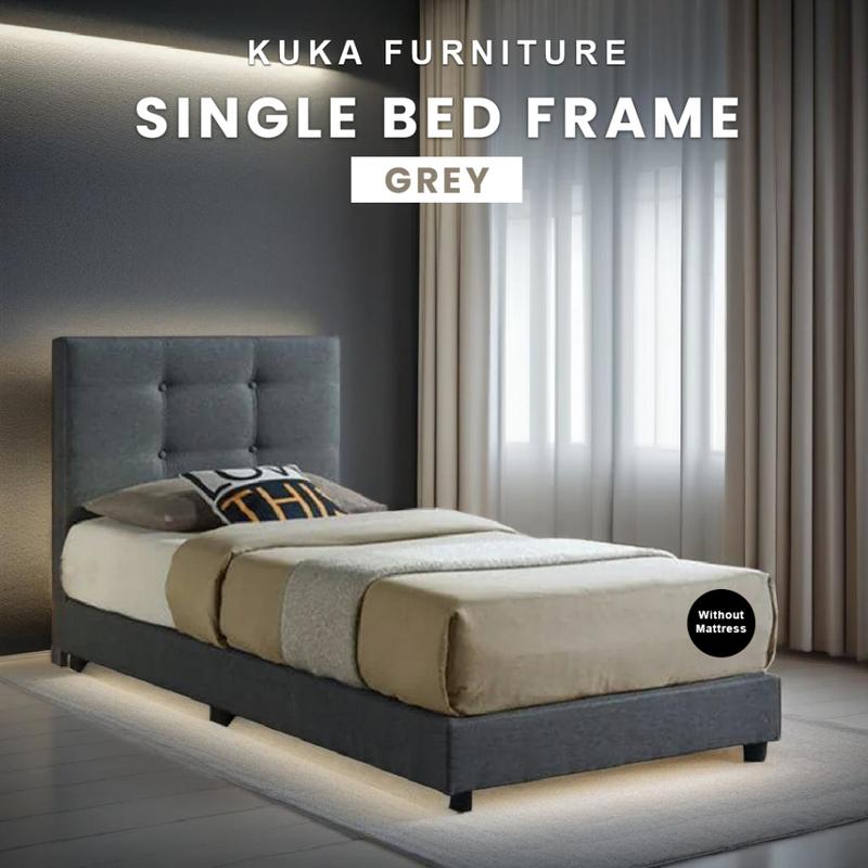 Single Bed Frame Bedframe Katil Single Divan Single Modern Single ...