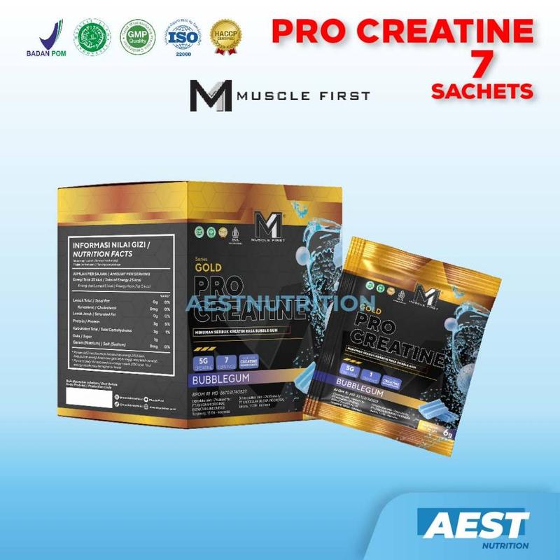 Muscle First M1 Pro Creatine Monohydrate Box Isi 7 Sachet - Shop ...