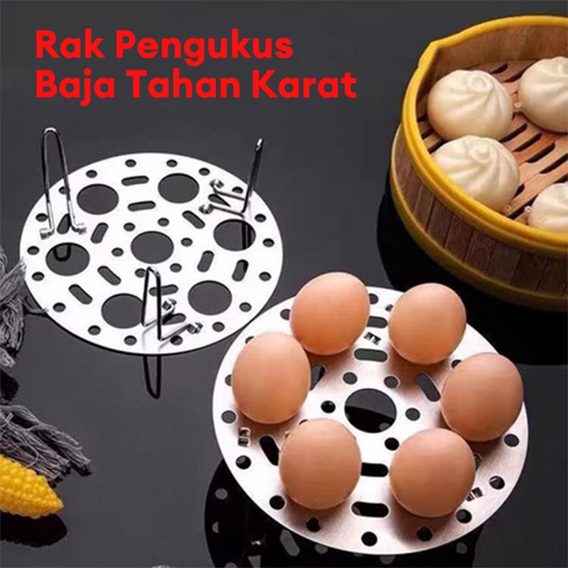 Rak Pengukus Baja Tahan Karat Berukuran Besar dan Berbentuk Bulat ...