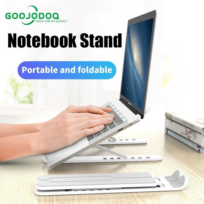 Promo Goojodoq Stand Laptop Lipat Bahan Aluminum Alloy Untuk Macbook ...
