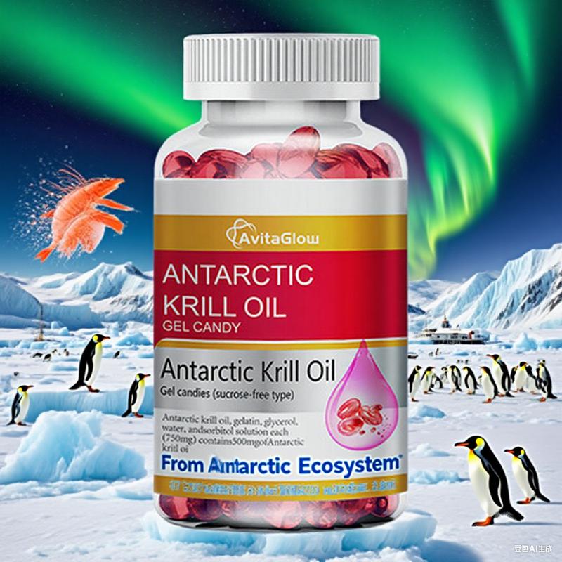 【BPOM】100% Kualitas Impor Asli 120 Kapsu Minyak Krill Norwegia/Permen ...