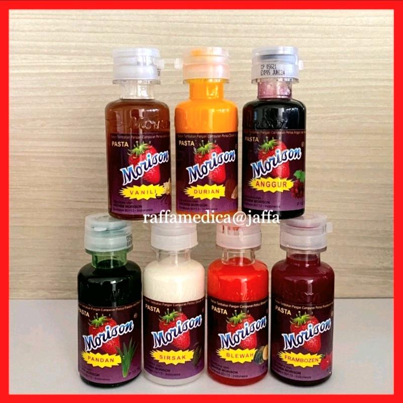 MORISON Pasta perisa pewarna 50ml - ANEKA RASA vanilla cair buat kue ...