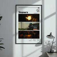 Jual 2025 Horrible Movie Sinners Poster High Quality Film Cover Canvas ...