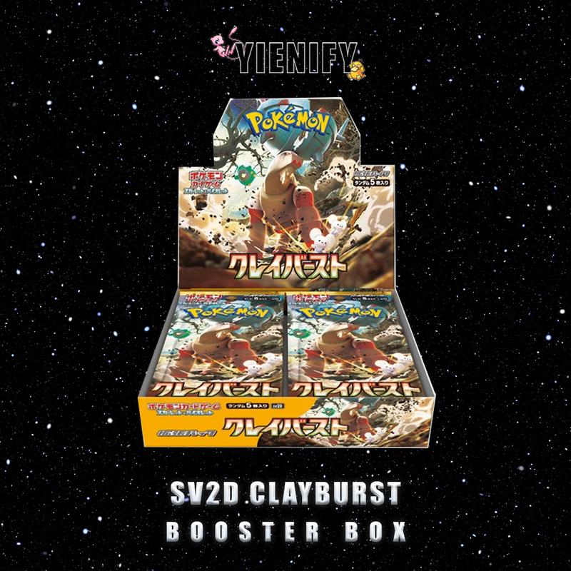 Japanese Pokemon SV2D Clayburst Booster Box - TikTok Shop Singapore