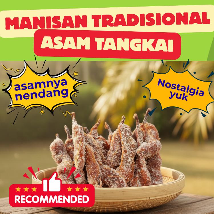 Manisan ASAM TANGKAI/ MANISAN BUAH/ BUAH OLAHAN/ makanan jadul jajan ...