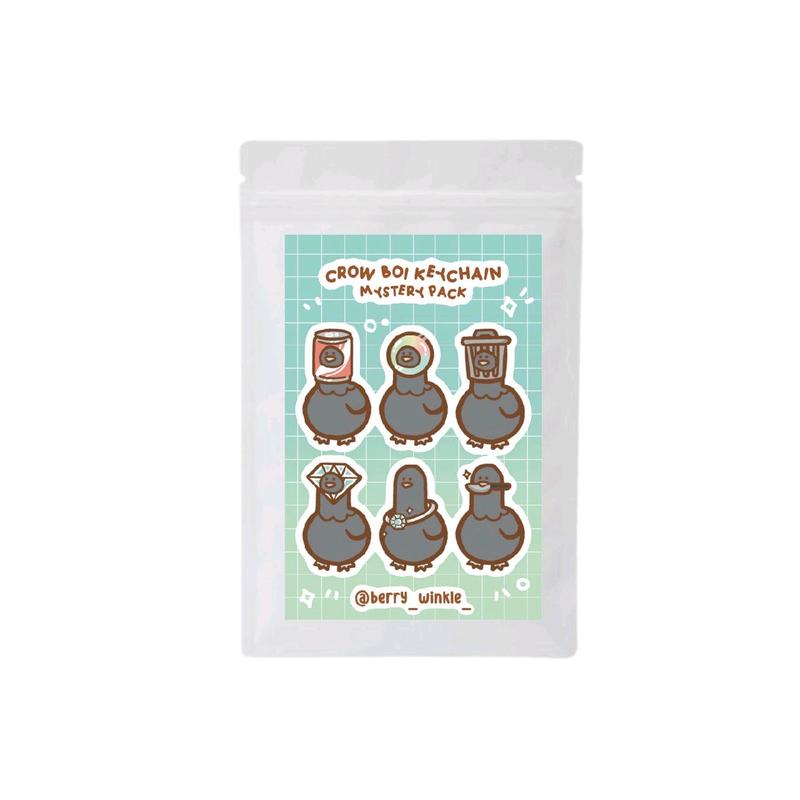 Crow Boi Keychain Phonecharm Blindbag: Berry Winkle Random - TikTok ...