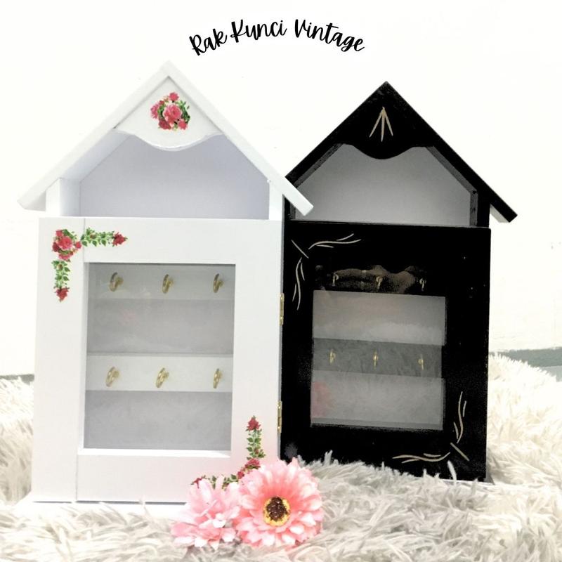 KEY HOLDER TEMPAT LETAK WOODEN KAYU VANTAGE - TikTok Shop Malaysia