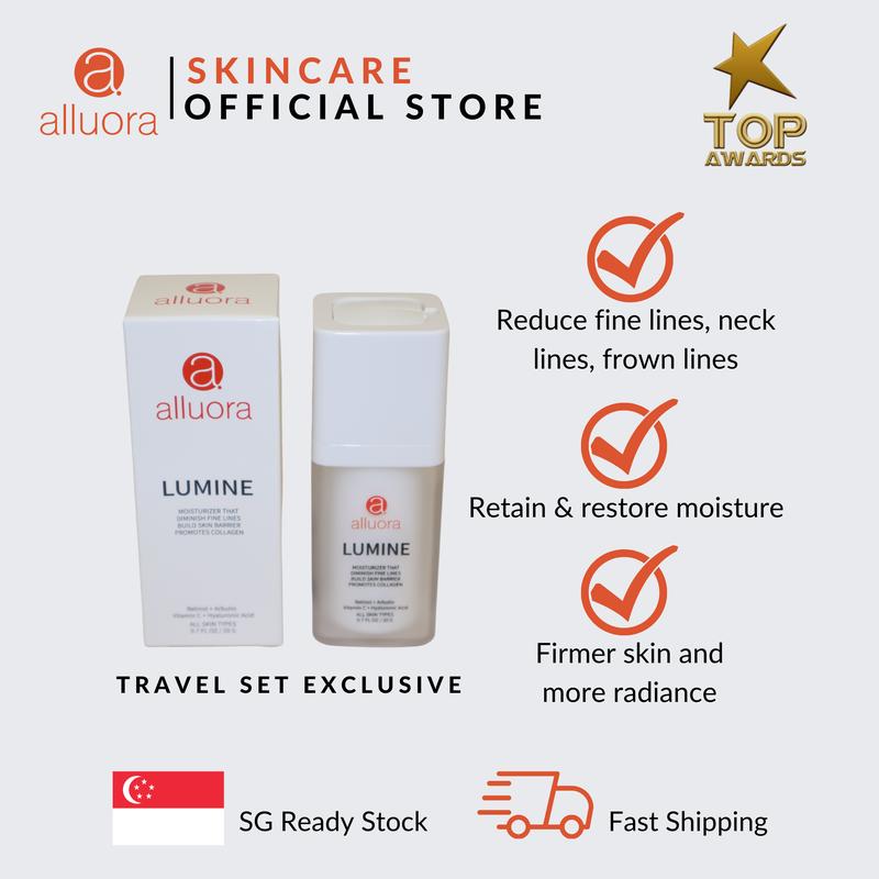 Alluora Travel Size Lumine Moisturiser (20g) Moisturizers Skincare ...