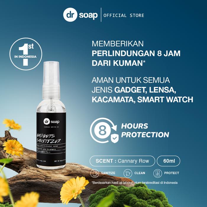 Promo dr soap Gadget Sanitizer (Cannary Row) 60ml - Pembersih Gawai, Hp ...