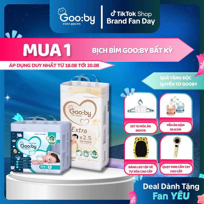 [Mua 1] Tã/Bỉm Gooby Ngày/Đêm mềm mại, an toàn, siêu thấm hú - TikTok ...