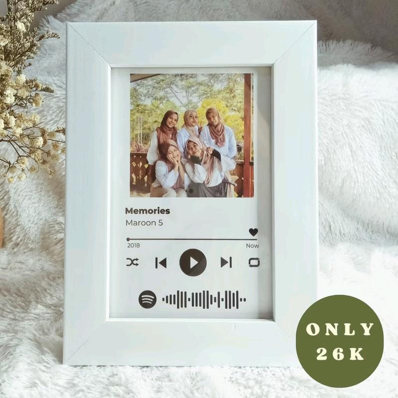 SPOTIFY MUSIC FRAME (FREE BOX)/BINGKAI SPOTIFY/BINGKAI FOTO/KADO - Shop ...