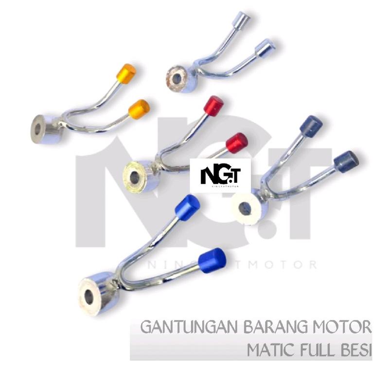 GANTUNGAN BARANG MOTOR MATIC BESI MODEL Y - Shop | Tokopedia