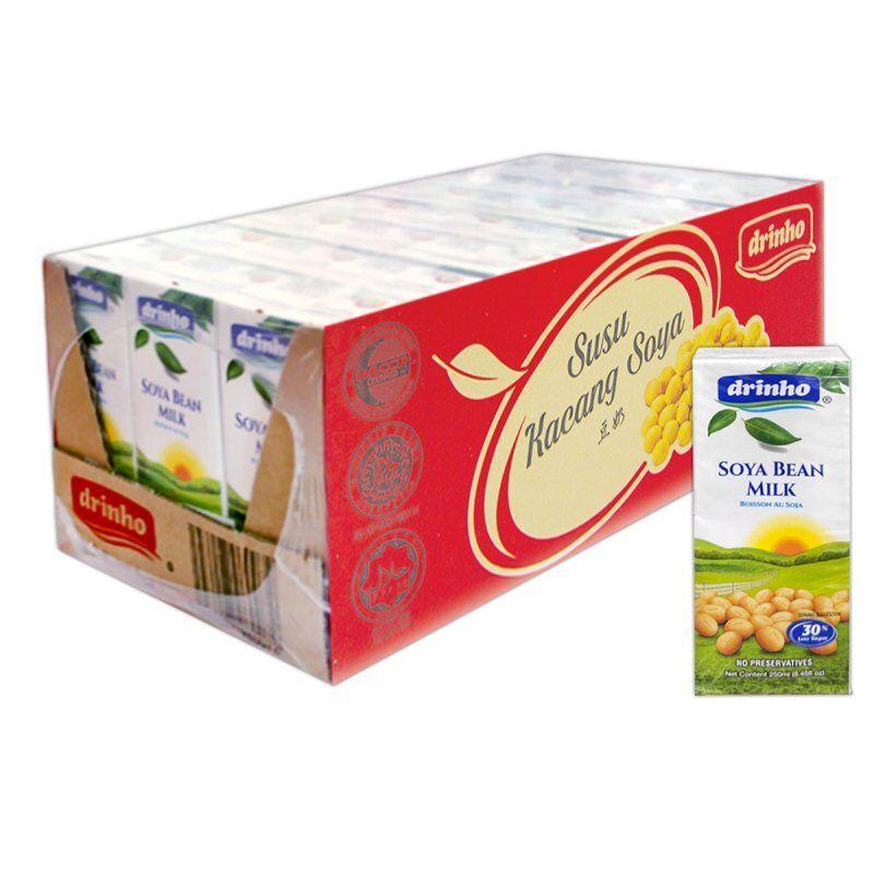 Drinho Soya Bean Packet Drinks (4x6x250ml) airkotak - TikTok Shop Malaysia