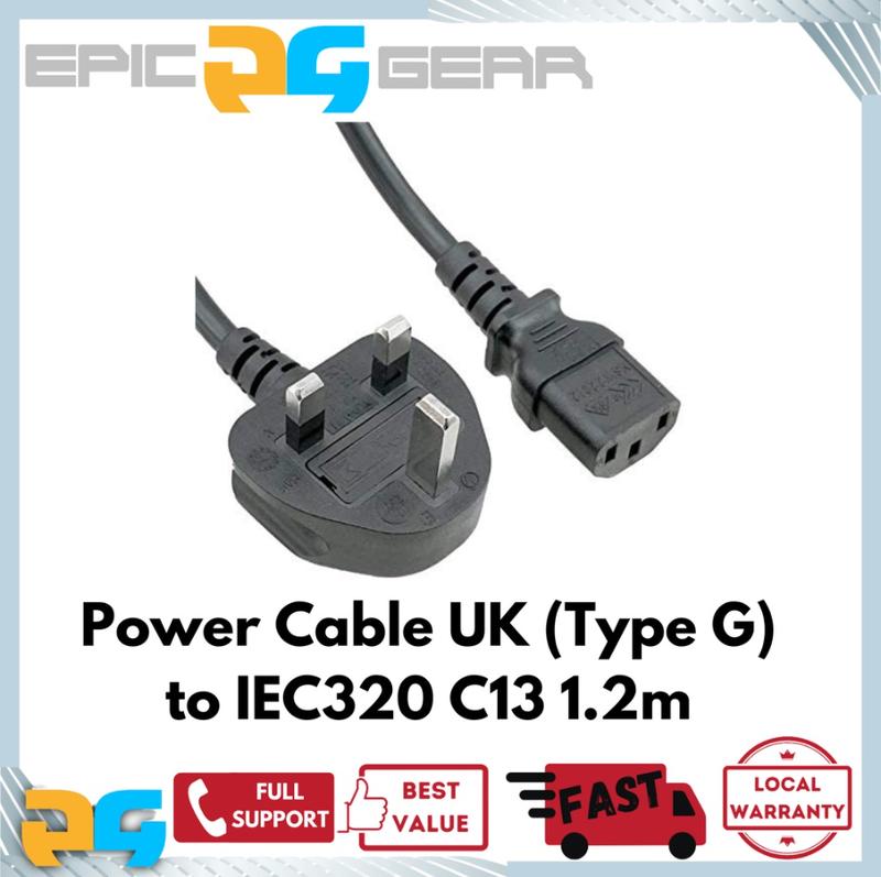 Power Cable UK (Type G) to IEC 320 C13 10A 1.5m / 2.5m Cable - TikTok ...