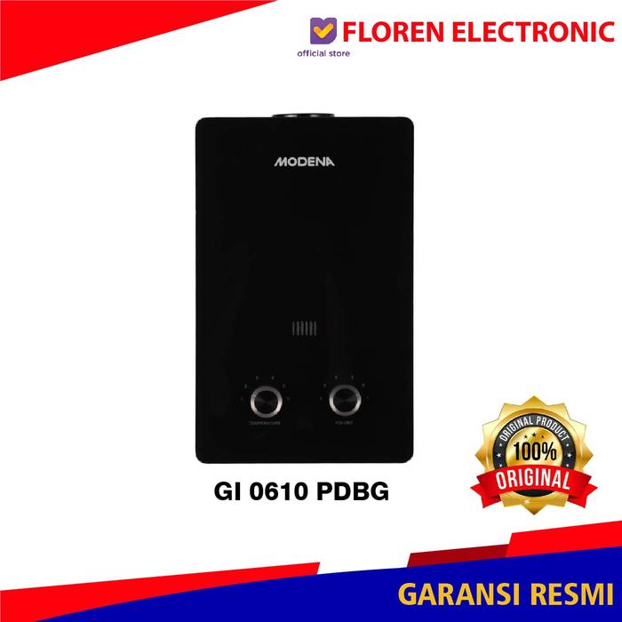 Promo MODENA Gas Water Heater Instant GI 0610 PDBG / GI 0610PDBG 6 ...