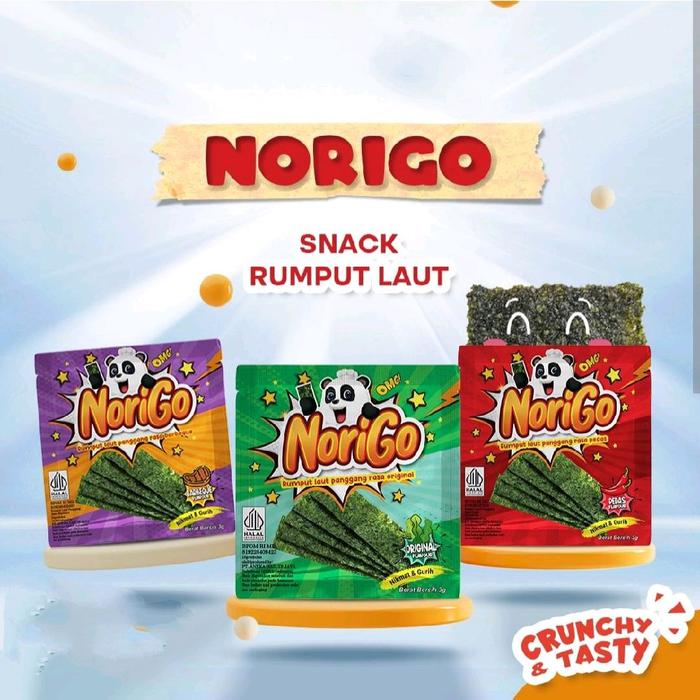Jual nori go seaweed snack rumput laut crispy | isi 12 bks - Kota ...
