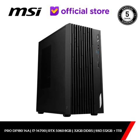 Promo MSI PRO DP180 14A | i7-14700 | RTX 5060 8GB | 32GB DDR5 | SSD ...