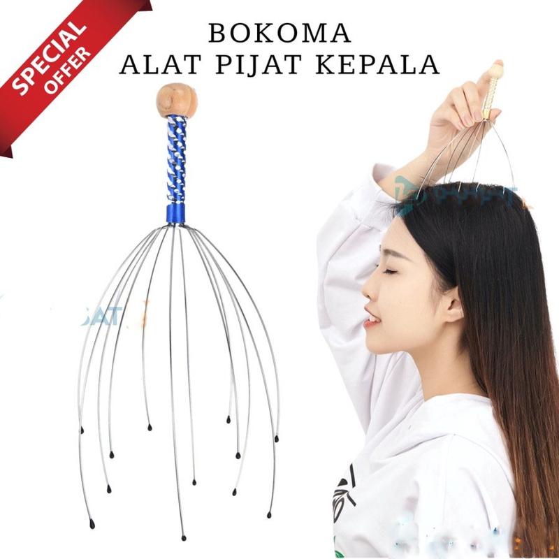 Pijat Kepala Kawat Alat Pijat Kepala Bokoma Manual Head Massage Claws ...