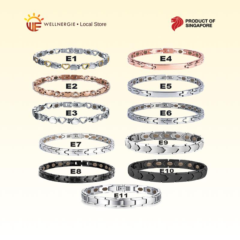 【1 EXECUTIVE】Wellnergie WeBand Executive Stainless-Steel Wit - TikTok Shop Singapore