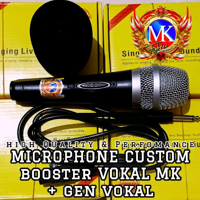 MIC microphone CUSTOM VOKAL MK, mic DINAMIC, KARAOKE, KTV, CUSTOM ...