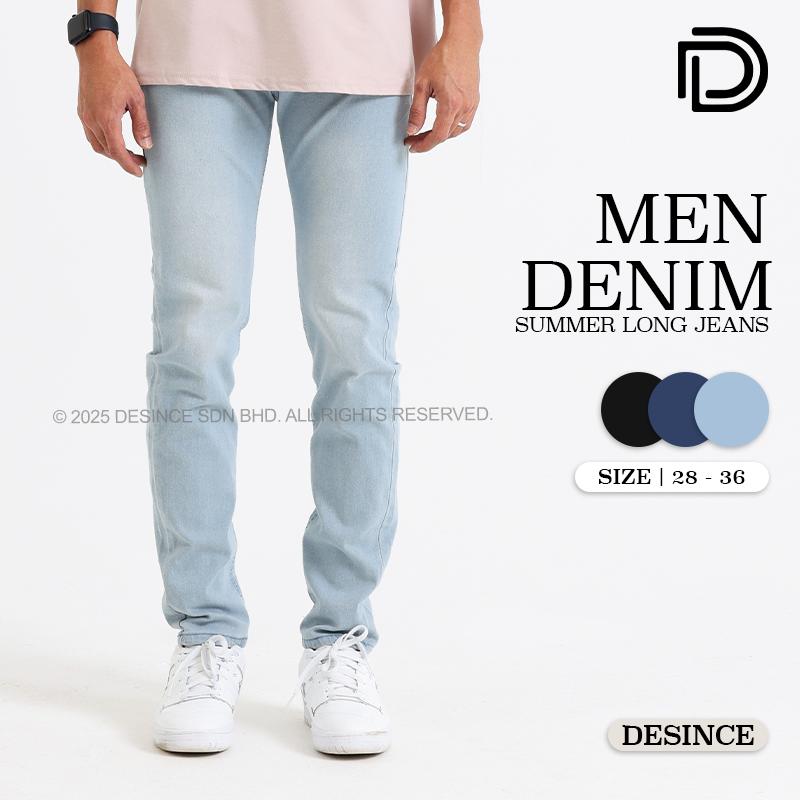 DESINCE Men Denim Summer Jeans Long Pants Pant Seluar Jean Seluar ...