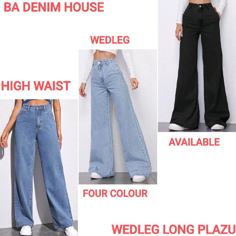 HIGH WAIST GIGI WEDLEG LONG PLAZU KAIN ACID WASH FOR LADIES - TikTok ...