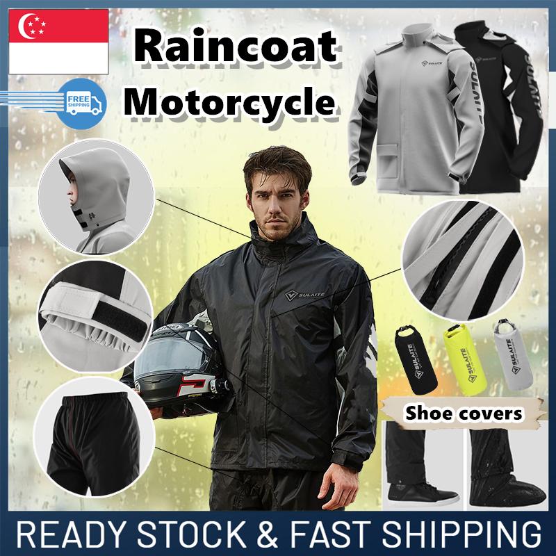 [SG Ready Stock] Windproof raincoat Three Layer PVC Premium Raincoat ...