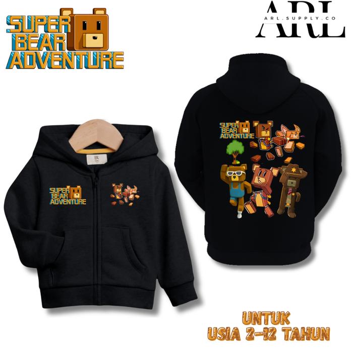 Jual Jaket Hoodie Anak Super Bear Adventure Jaket Anak Karakter Game ...