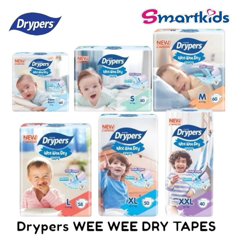 Drypers WWD Tape (S80/M60/L58/XL50/XXL40) x 1Pek - TikTok Shop Malaysia