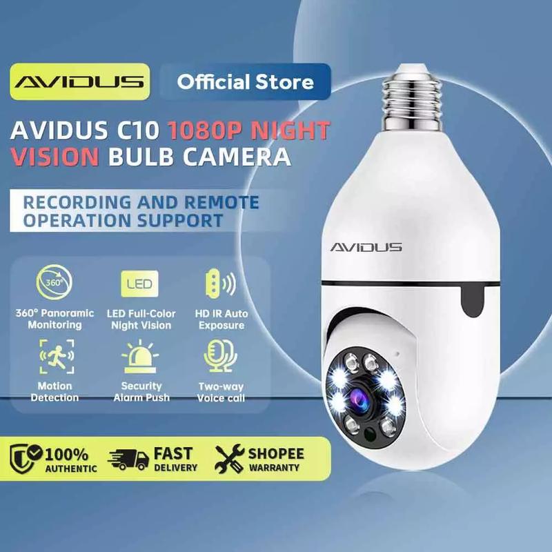 【Strongest chip】C10 rotatable 360°panoramic automatic tracking - TikTok Shop Philippines