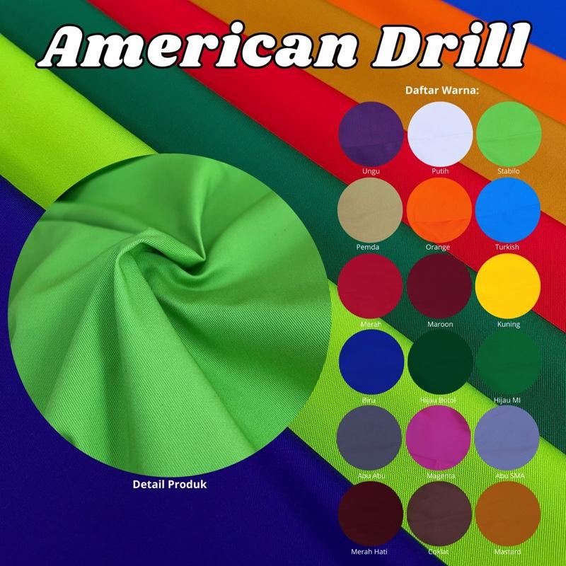 Kain American Drill Toria Unione - Bahan Drill Premium Untuk - Shop ...