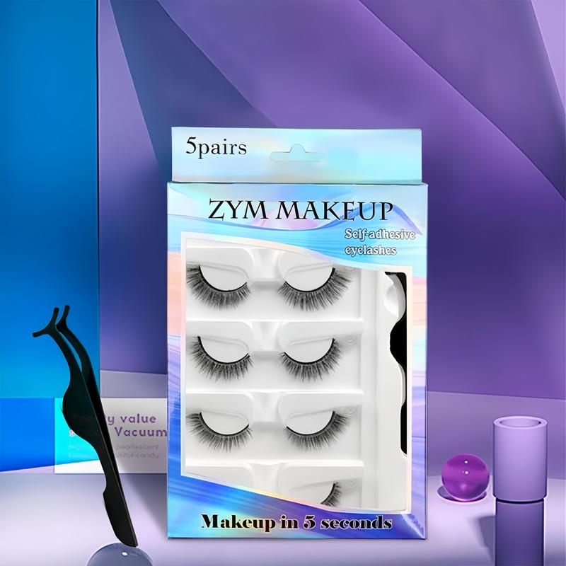 Five Pairs of Tapered Natural Soft False Eyelashes for Quick - TikTok ...