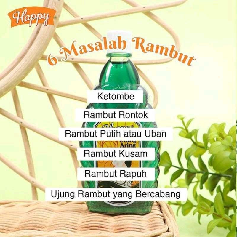 Happy Minyak Rambut Urang Aring untuk Rambut Kusut Rontok dan ...