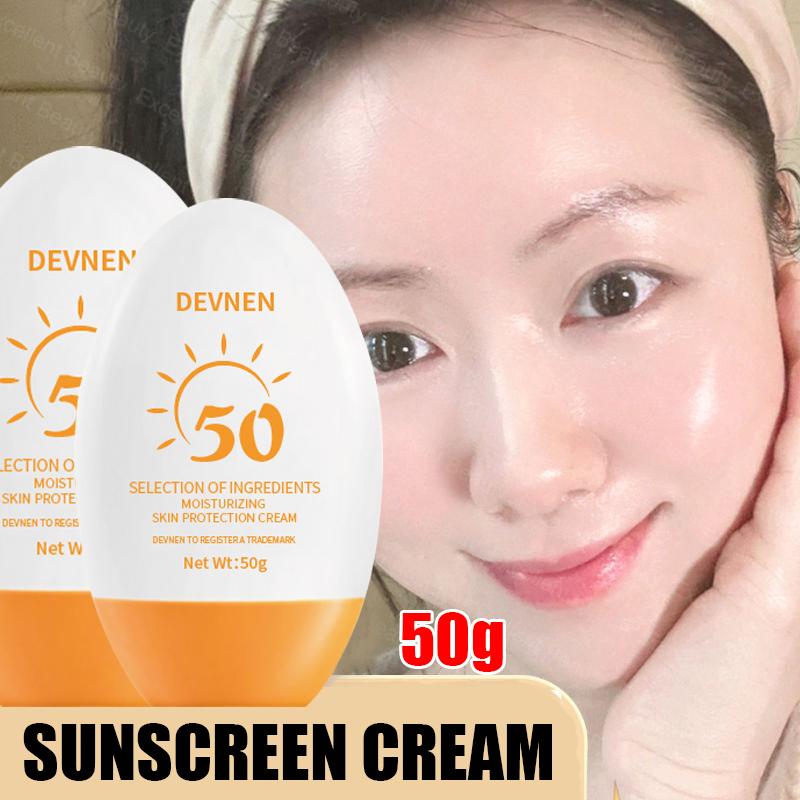 SPF50+ Sunscreen Cream Wajah Tahan PA+++ Sunblock Wajah dan Tubuh Tabir ...